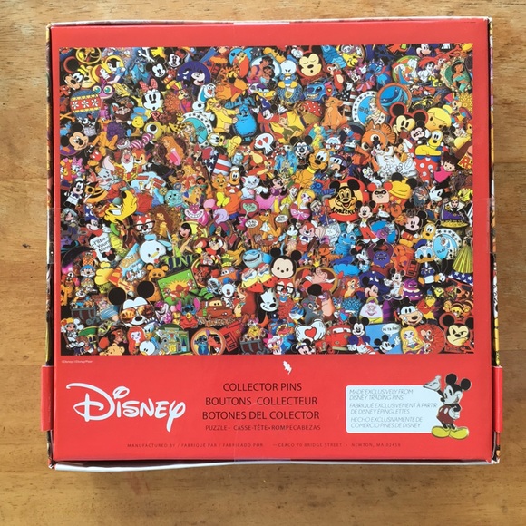 ceaco | Games | Disney Collector Pins 75 Pc Puzzle Nwt Sticker On Box ...